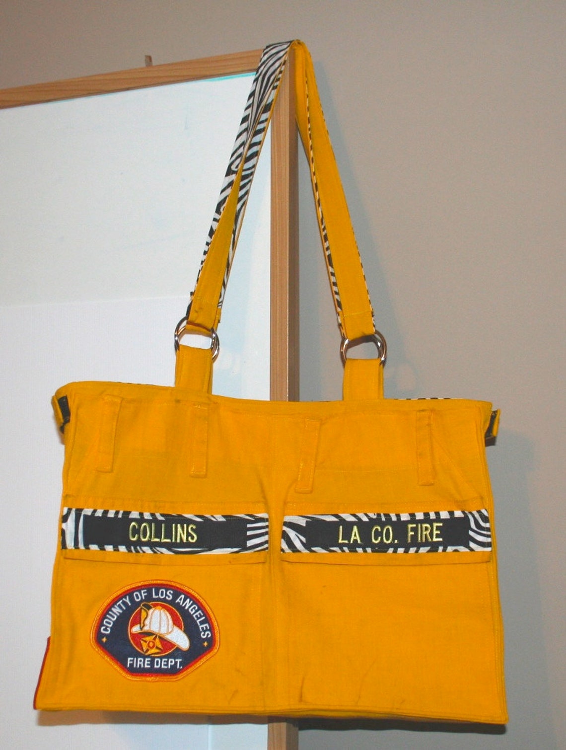 Fire Fighter Uniform Purse Pattern PDF Download Turnout Gear Tote Bag ...