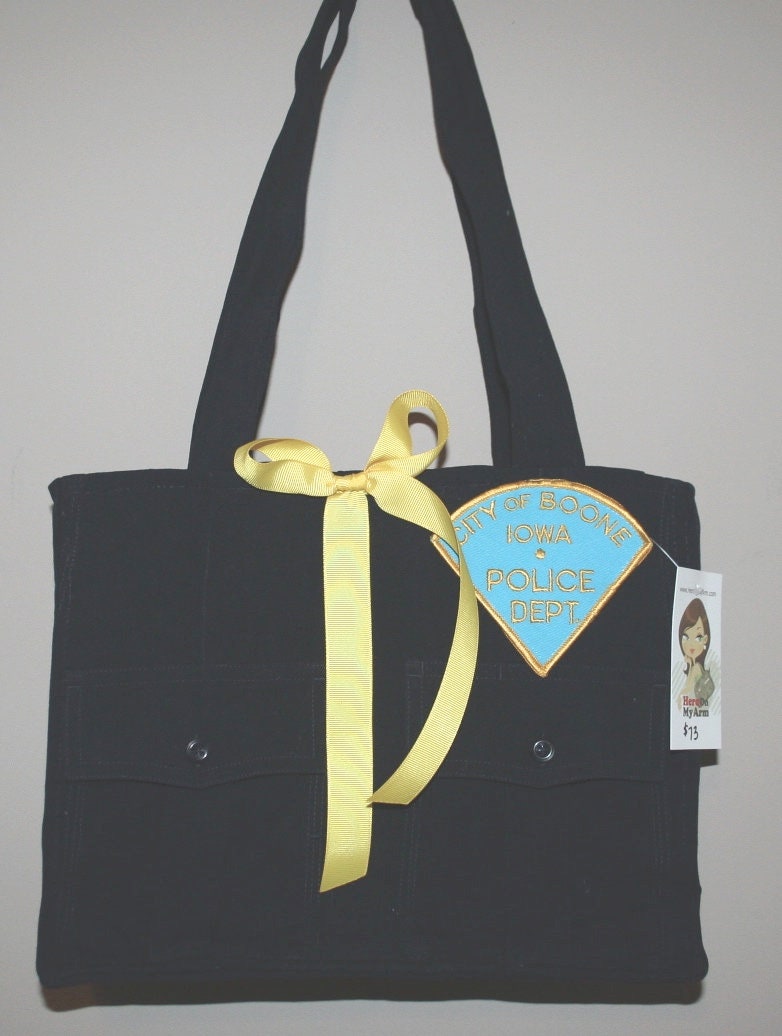 Police Uniform Purse Pattern PDF Download Officer Tote Bag Pattern ...