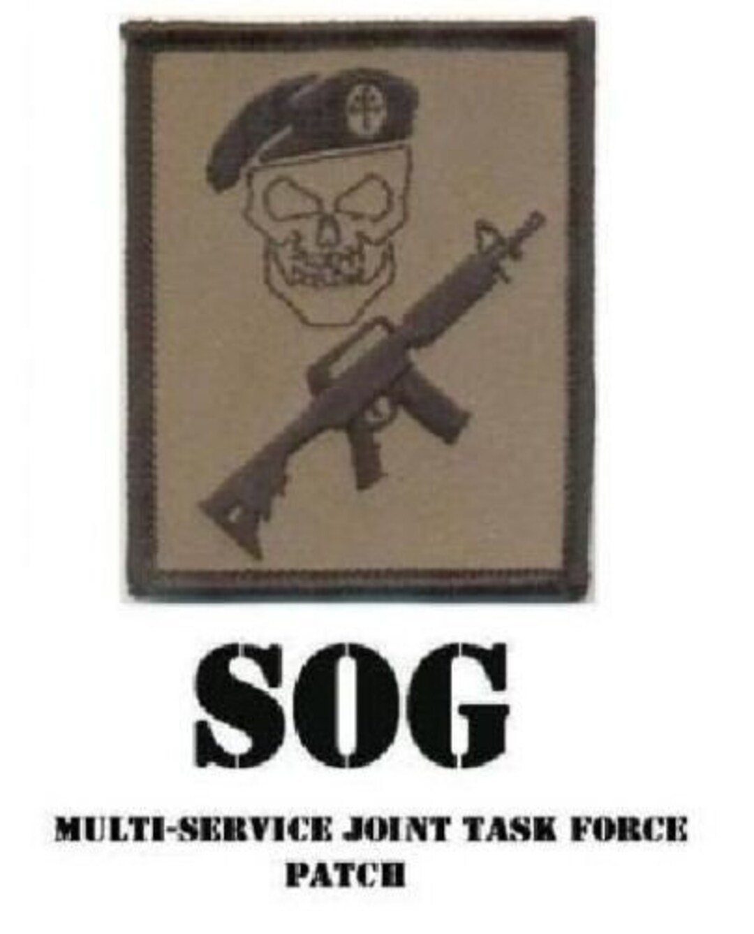 Magnum PI, Multi Service Joint Task Force, SOG, Skull CAR15 Patch - Etsy