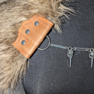 Viking Fur Mantle W/ Raven Skull Closure, Viking Cloak, Fur Caplet ...