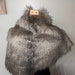 Viking Fur Mantle W/ Raven Skull Closure, Viking Cloak, Fur Caplet ...