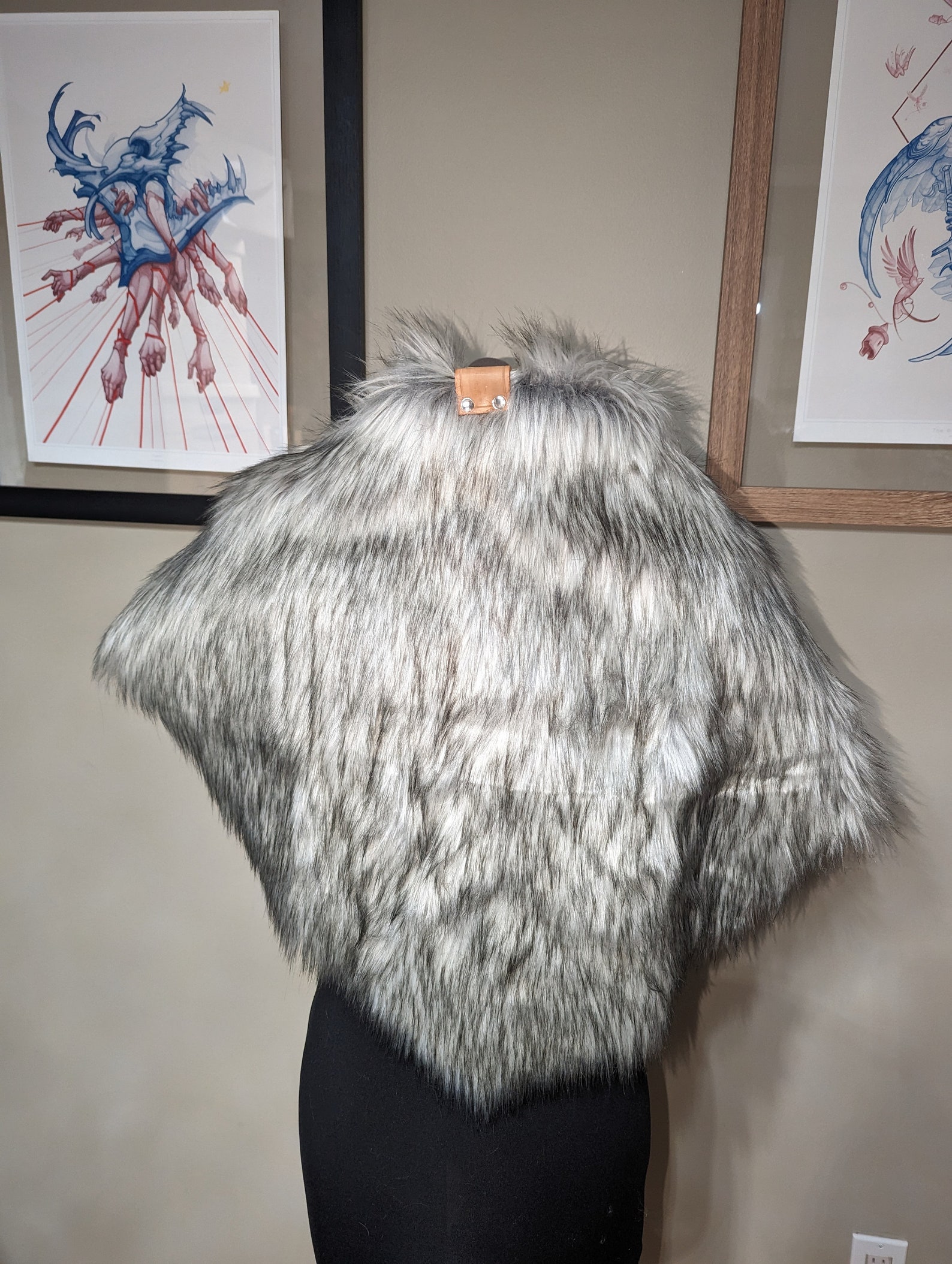 Viking Fur Mantle, Viking Cloak, Viking Cosplay, Viking Wedding - Etsy