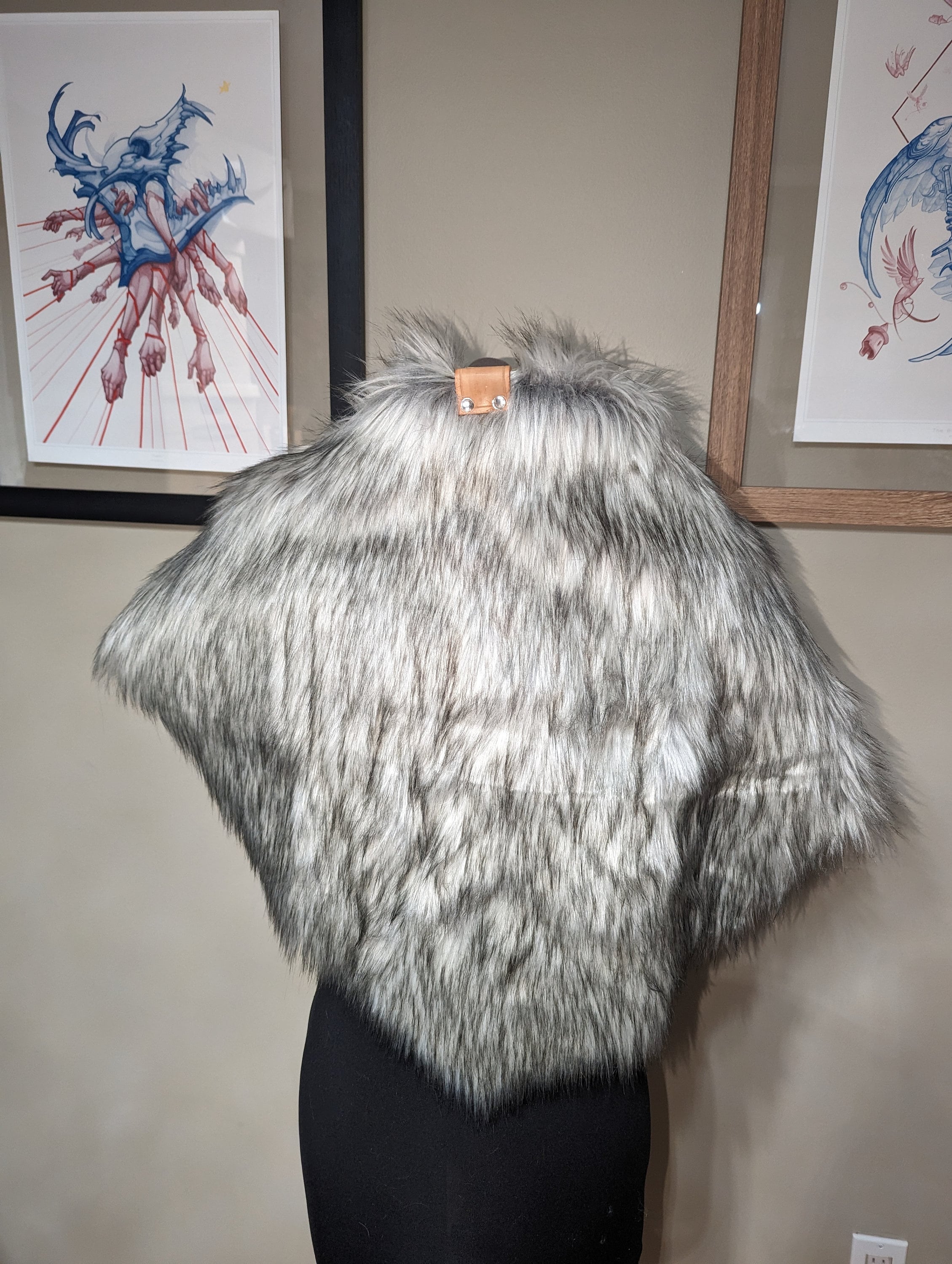 Viking Fur Mantle, Viking Cloak, Viking Cosplay, Viking Wedding - Etsy