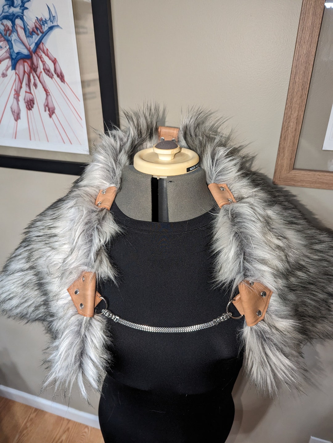 Viking Fur Mantle, Viking Cloak, Viking Cosplay, Viking Wedding - Etsy