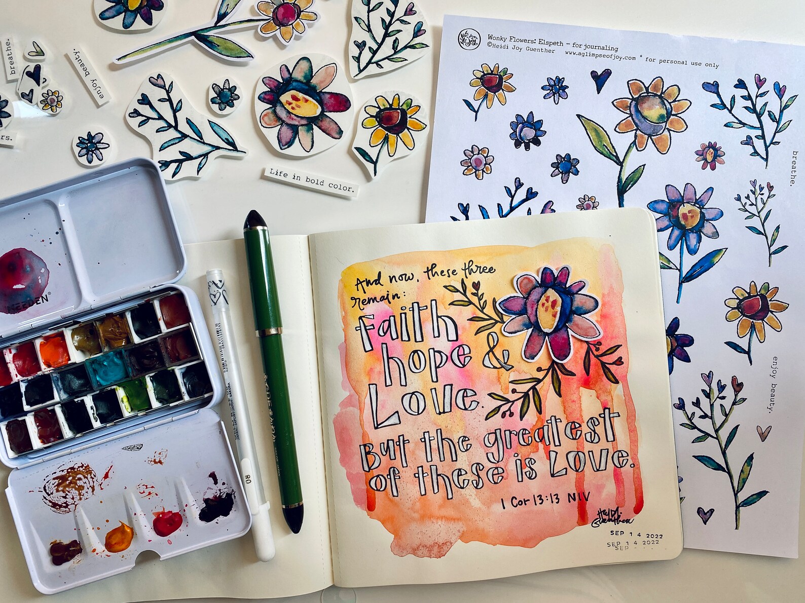 Elspeth: A Printable Art Set With One Page of Clip Art and One Page of ...