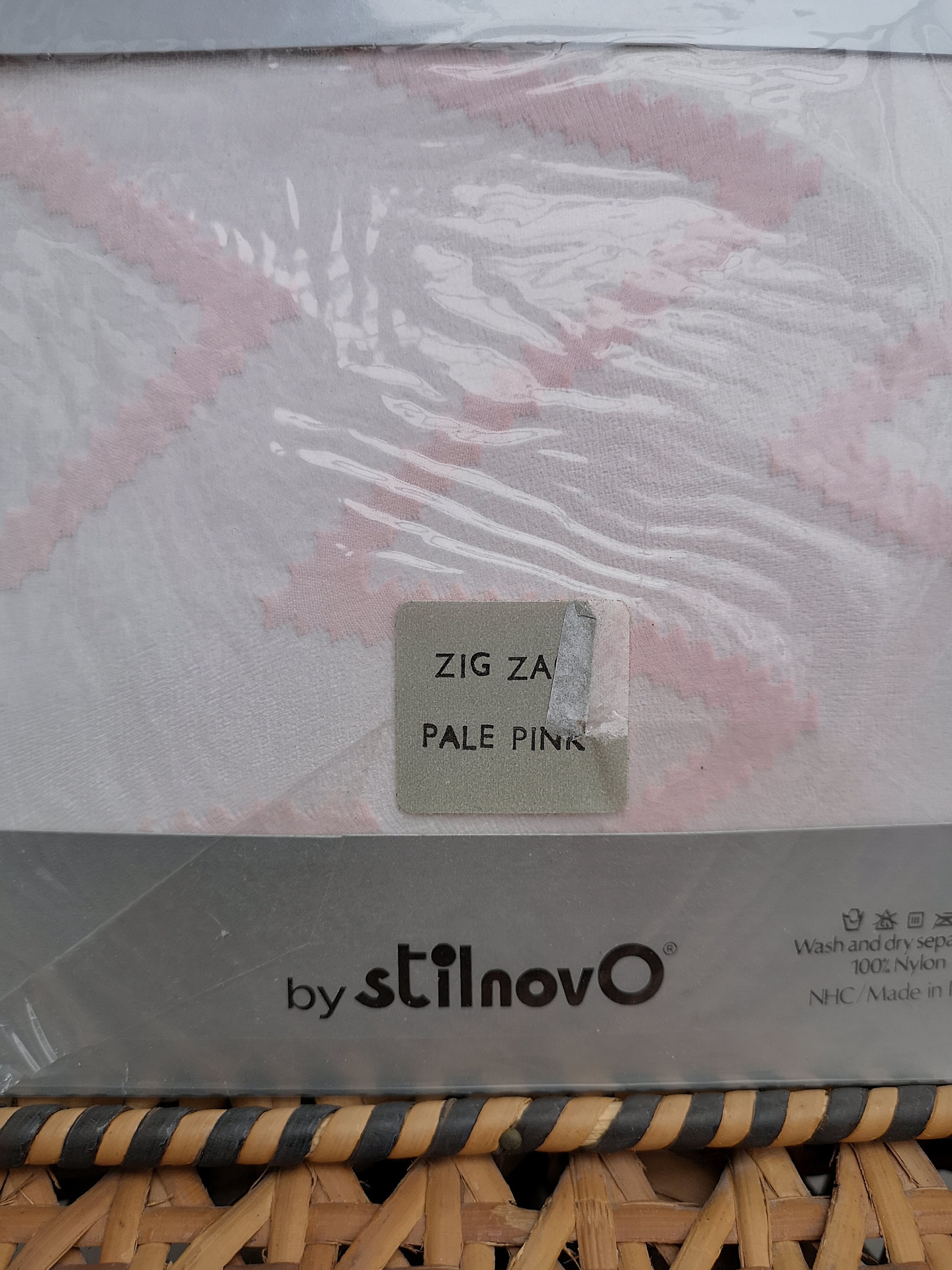 Deadstock Original 1980's Mary Quant Zig-Zag Pale Pink Tights - Mint ...