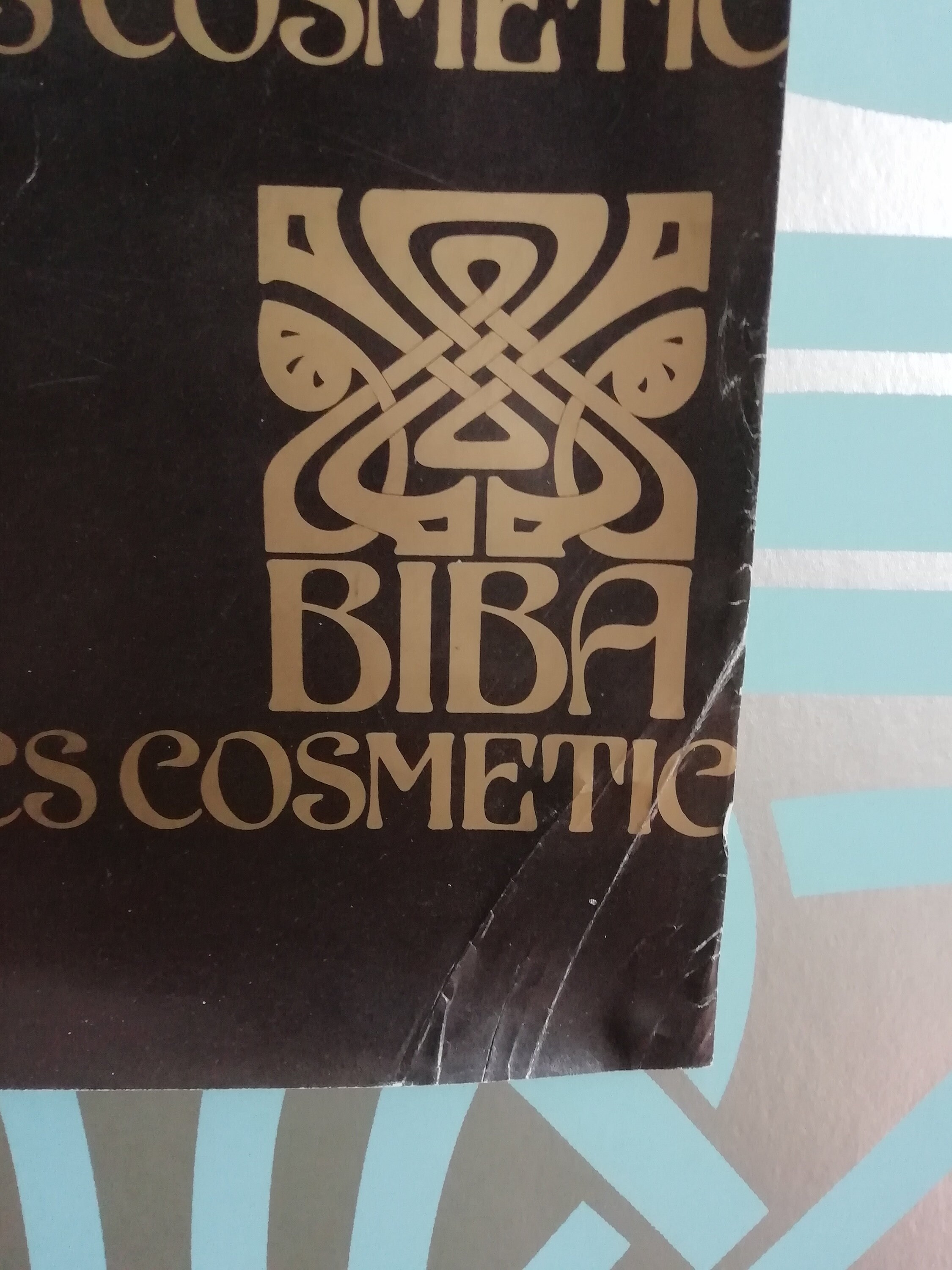 Original 1970s Biba Cosmetics Wrapping Paper - Good Condition - Only 20 ...