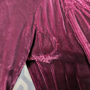 Original 1920's Raspberry Velvet Sequin Dress Fair Condition Only 95 ...