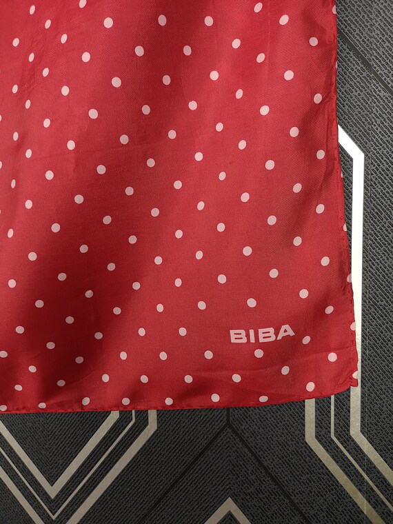 Original 1968 Biba Catalogue Square Polka Dot Scarf … - Gem