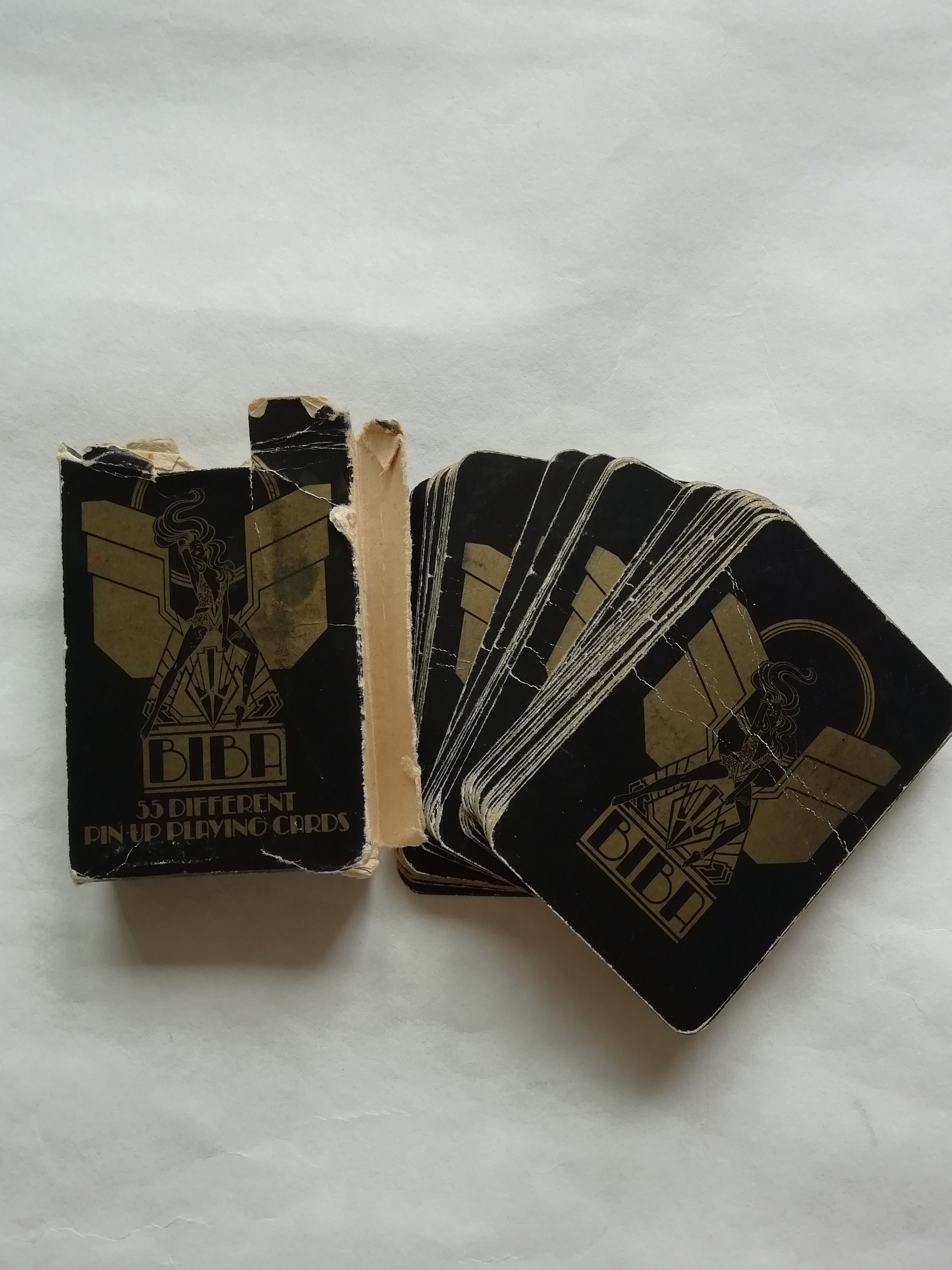 Original 1973 Biba Mistress Pin-up Box Of Playing Cards - Complete ...