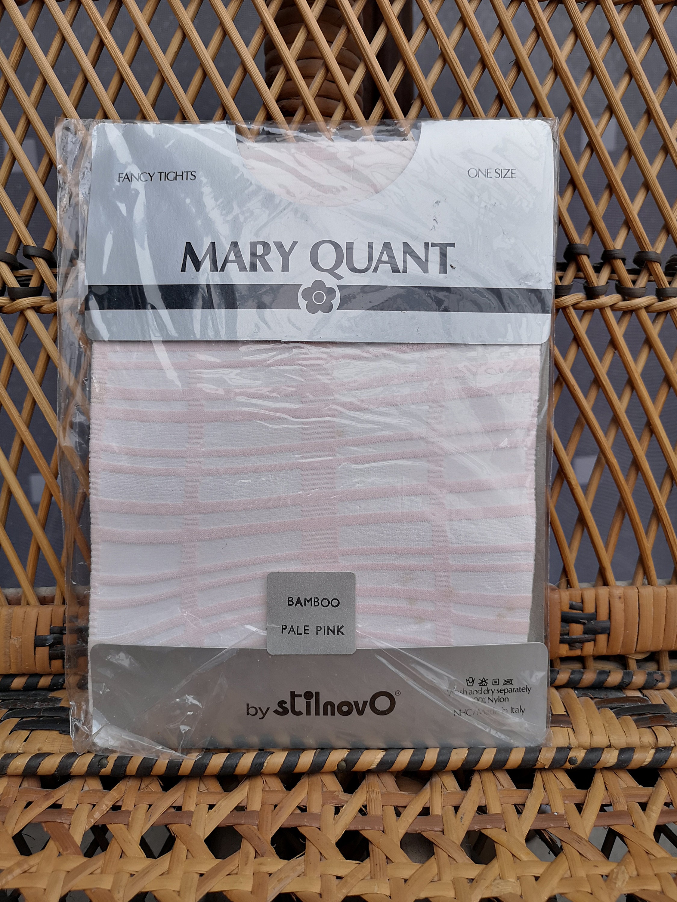 Deadstock Original 1980's Mary Quant Bamboo Pale Pink Tights - Mint ...