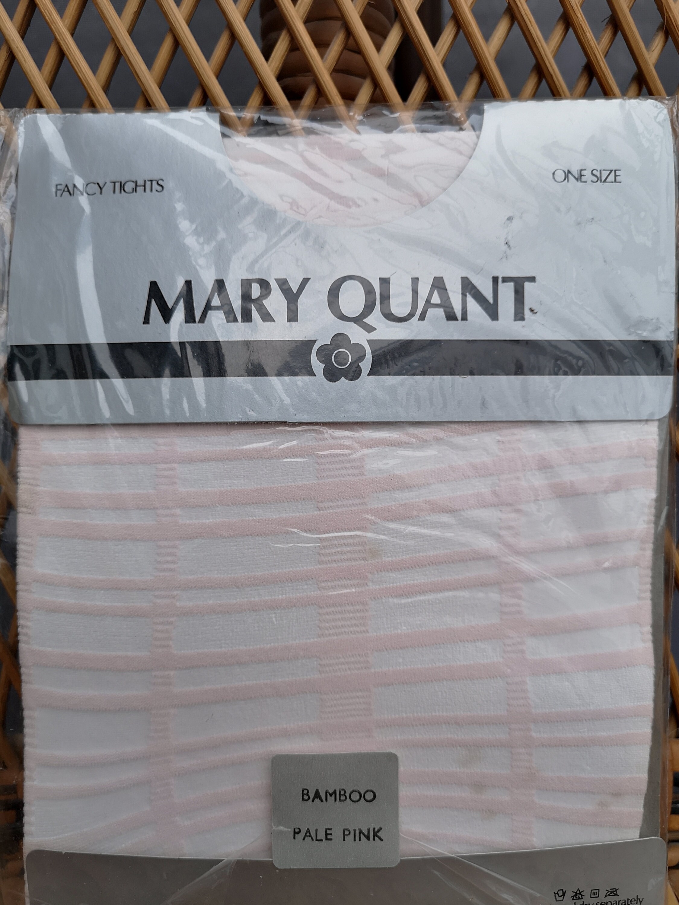 Deadstock Original 1980's Mary Quant Bamboo Pale Pink Tights - Mint ...