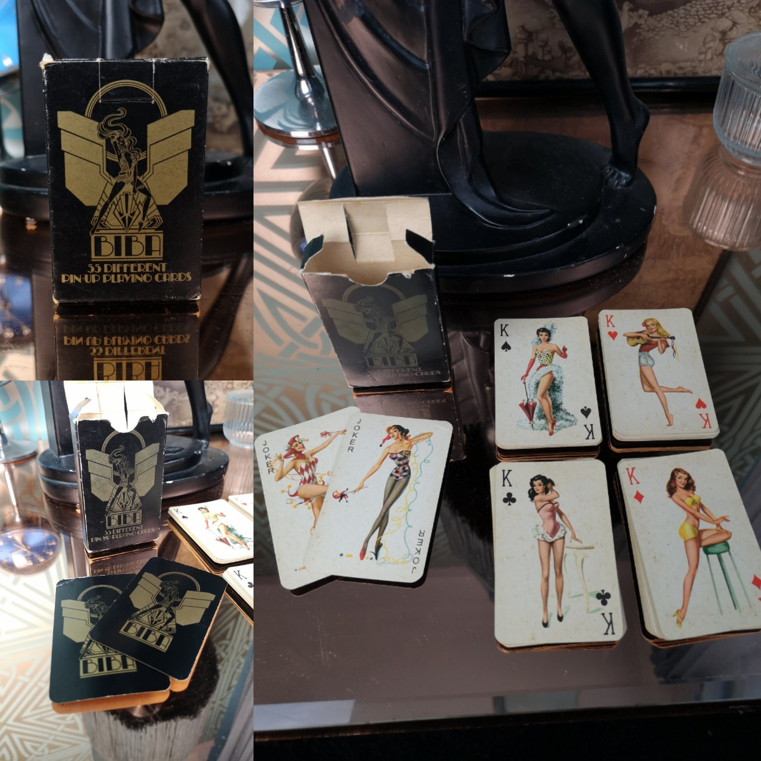 Original 1973 Biba Mistress Pin-up Box Of Playing Cards - Complete ...