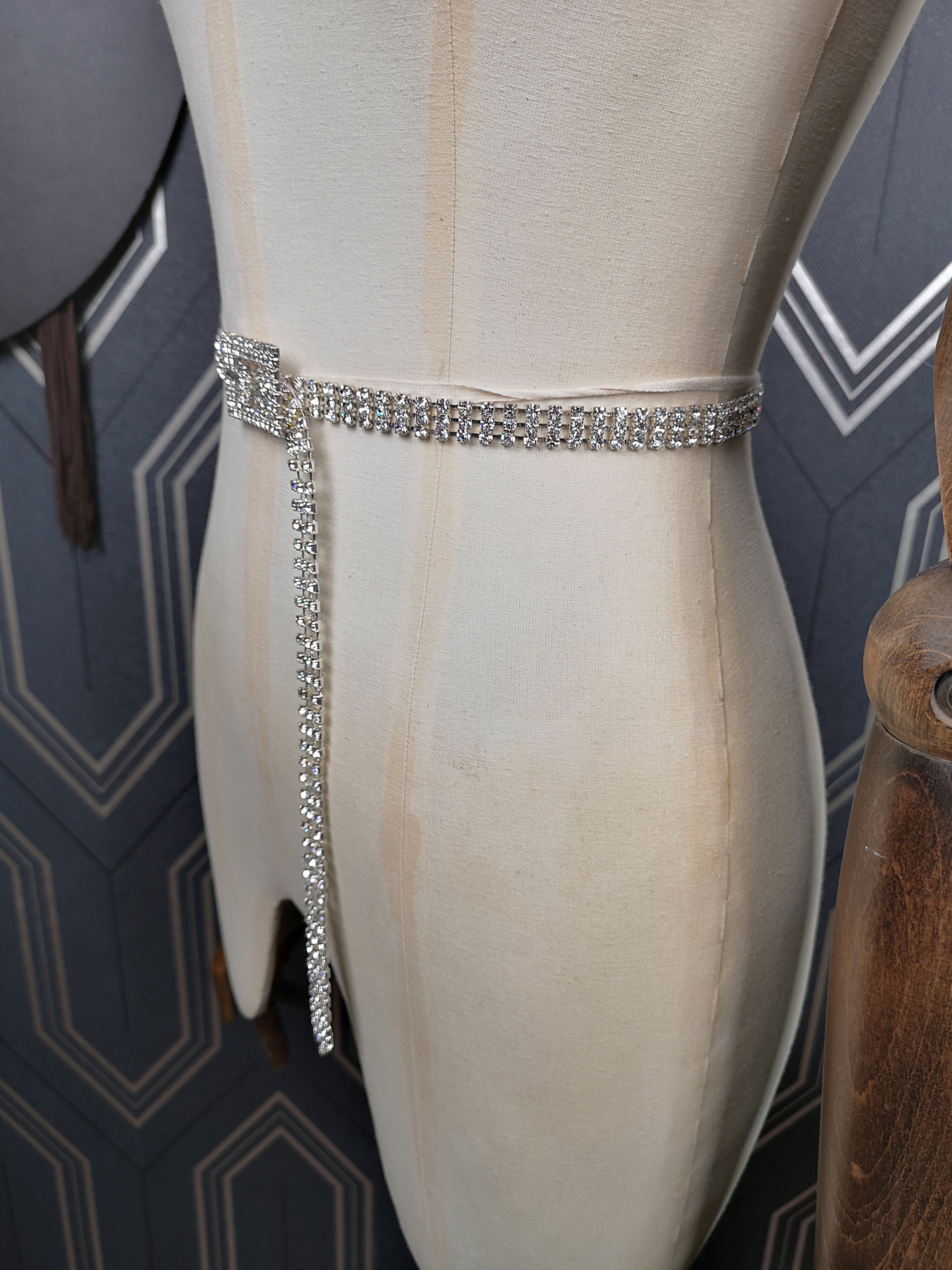 Original 1920's 1930's Paste Diamanté Belt - Good Condition - Only 65 ...