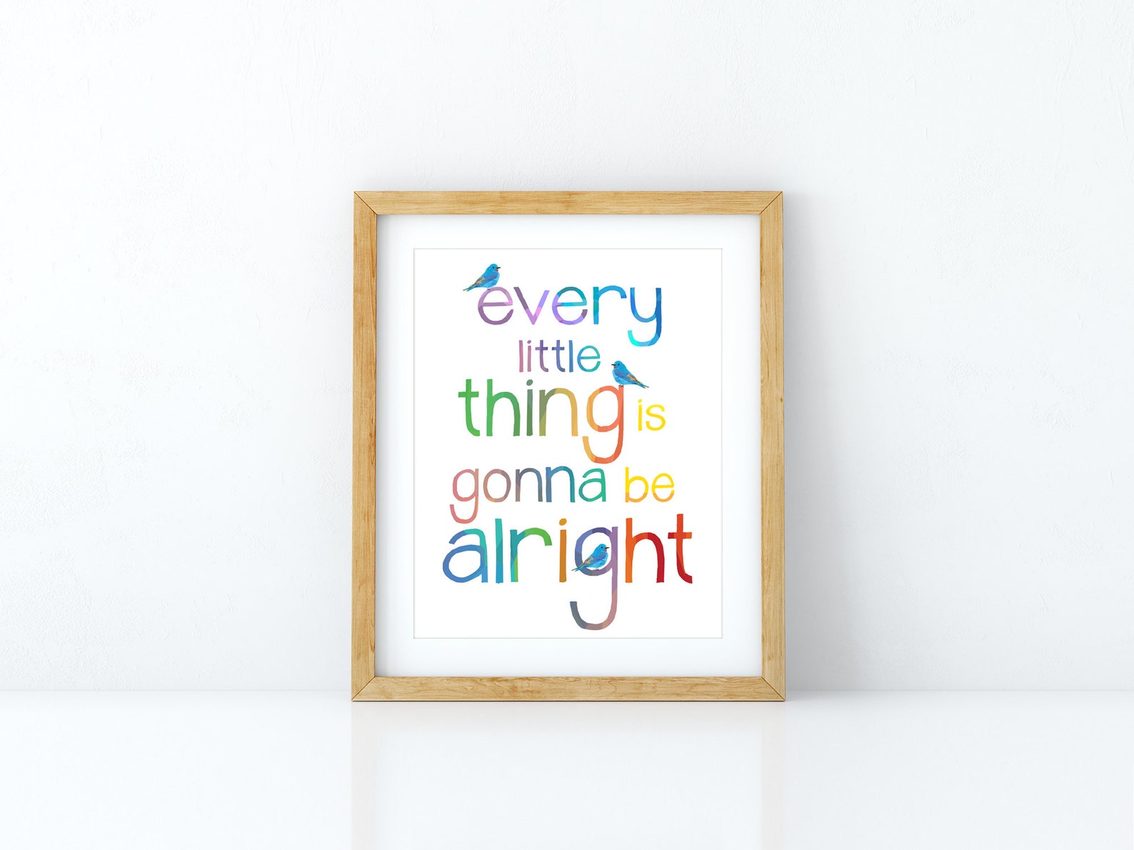 Every Little Thing is Gonna Be Alright Print Positive Poster - Etsy