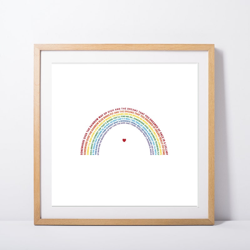 Rainbow Connection Print - Etsy