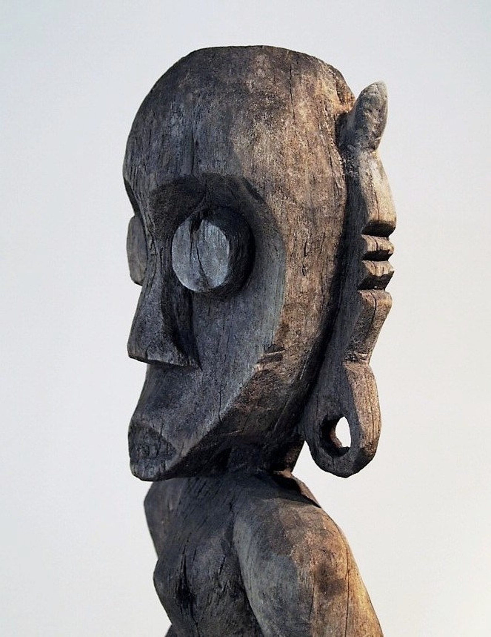 Tribal Dayak Hampatong Statue - Etsy
