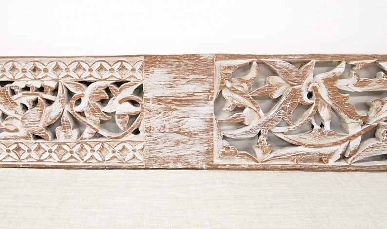 Old Carved Teak Architectural Panel - Etsy