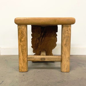Hand Carved Bali Accent Table or Small Bench - Etsy
