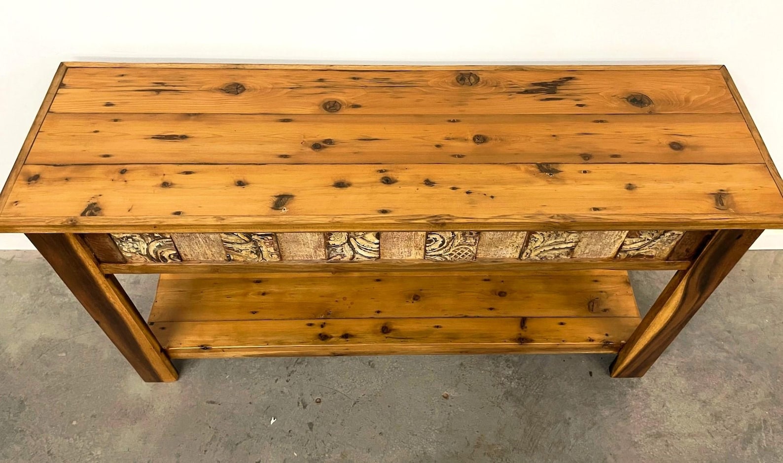 Rustic Farm House Country Style Console Table From Upcycled Wood. - Etsy
