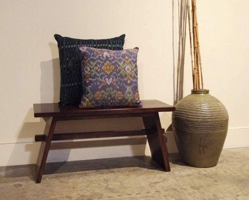 Teak Zen Bench | Etsy