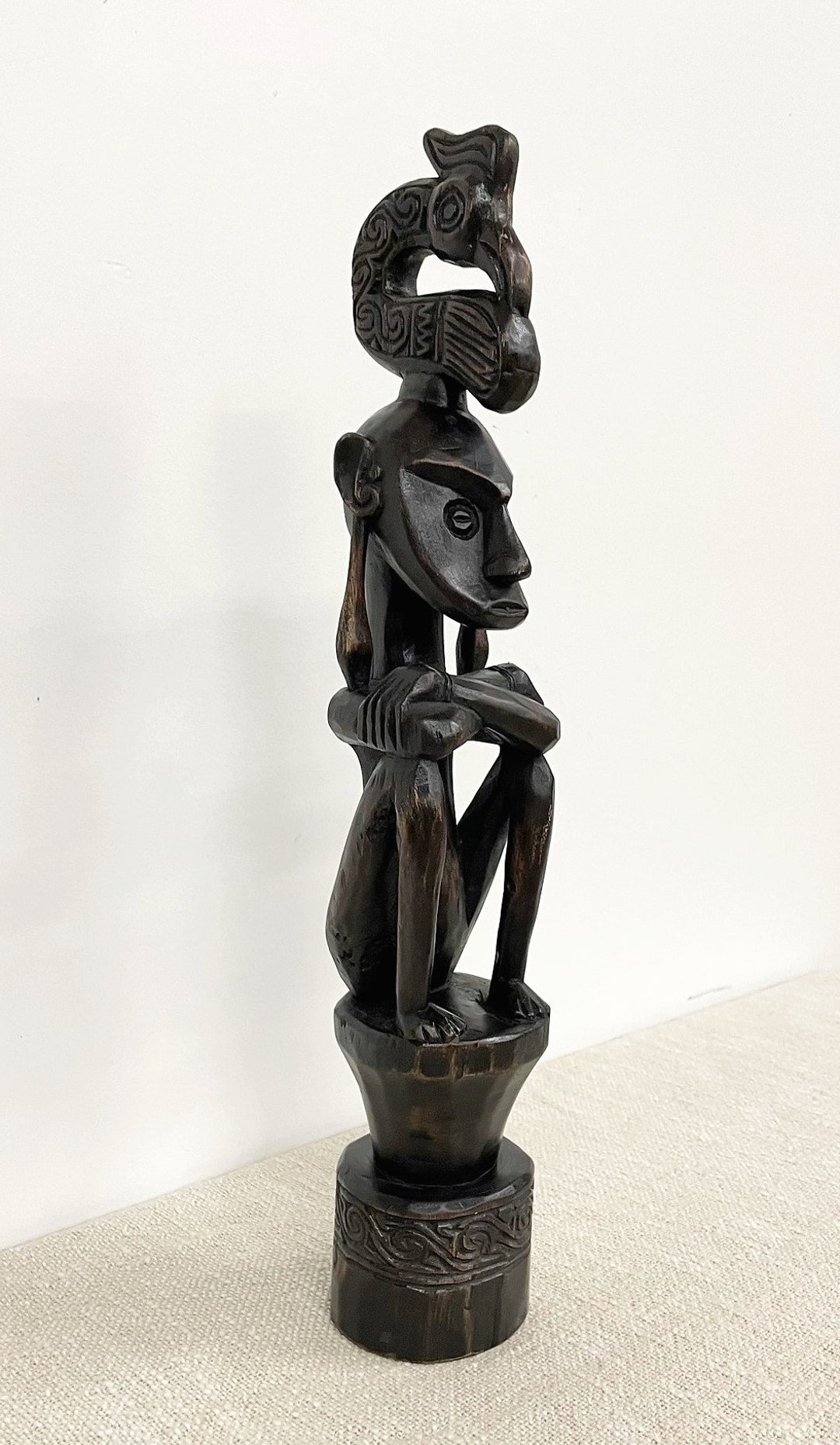 Hand Carved Tribal Statue From Sumba 3 - Etsy