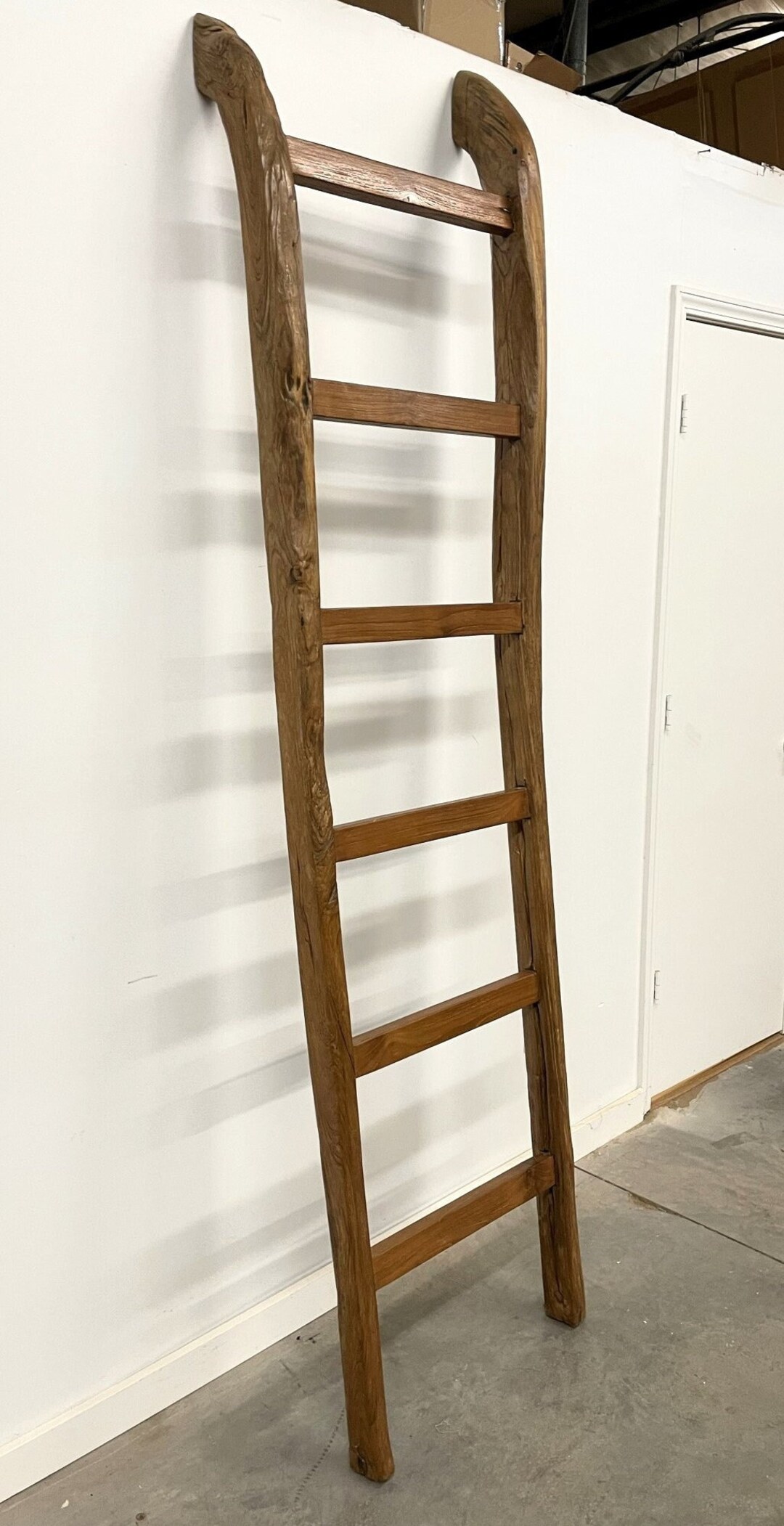 Large Reclaimed Teak Decorative Ladder - Etsy