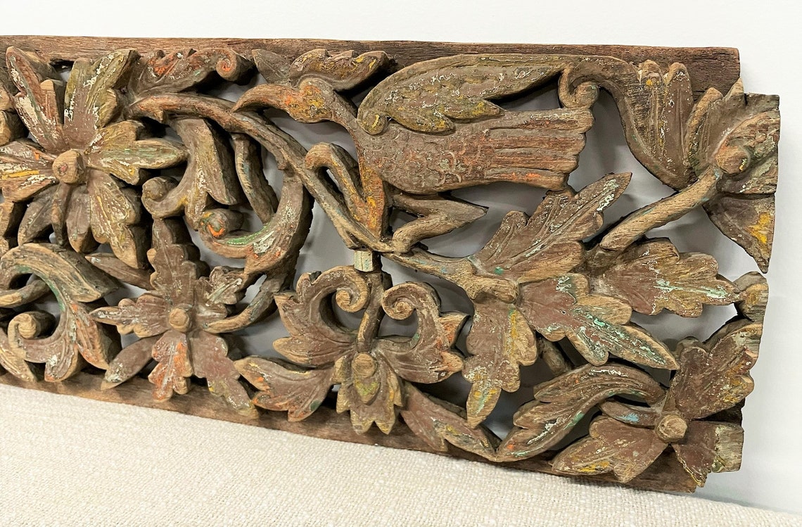 Old Carved Architectural Panel Taken From Old Door - Etsy