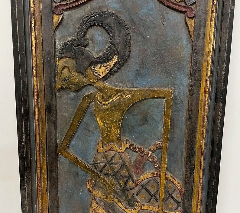 Vintage Wayang Decorative Wall Panel Art - Etsy