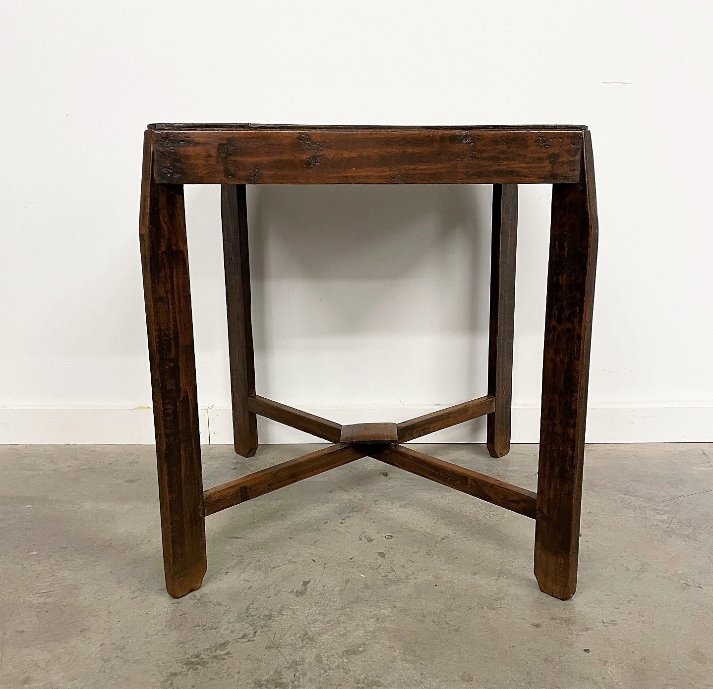 Vintage Dutch Colonial Deco Teak Table - Etsy