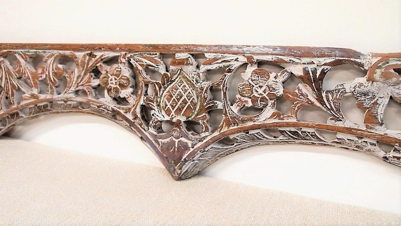 Old Carved Teak Architectural Panel - Etsy