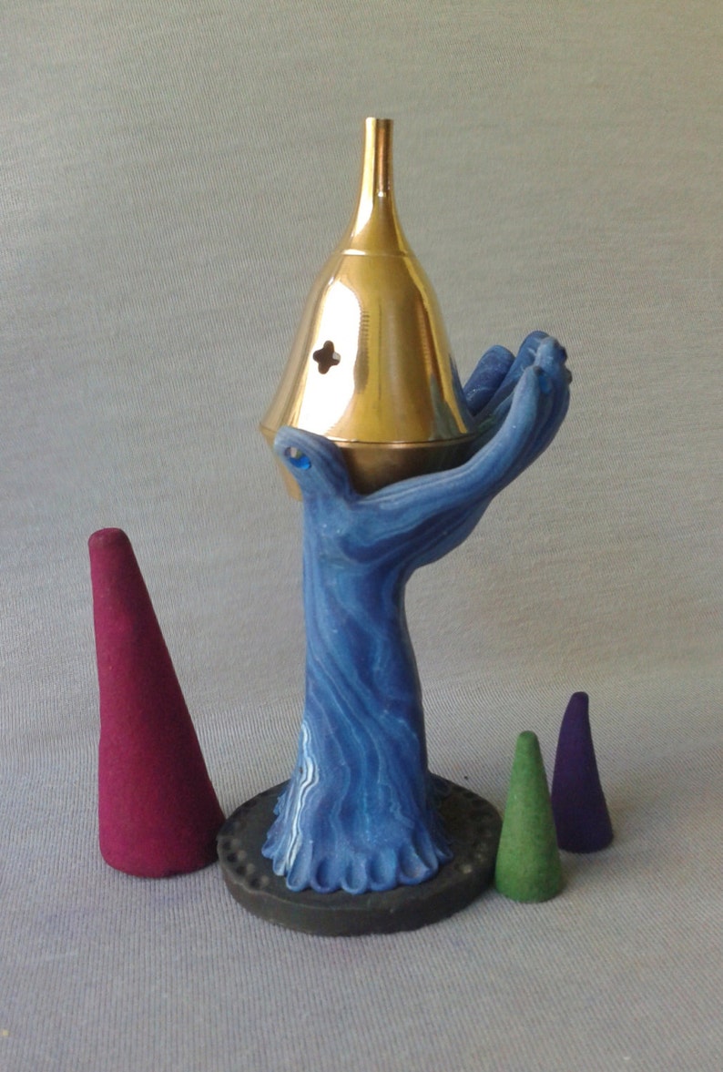 Helping Hands Cone Incense Burners - Etsy
