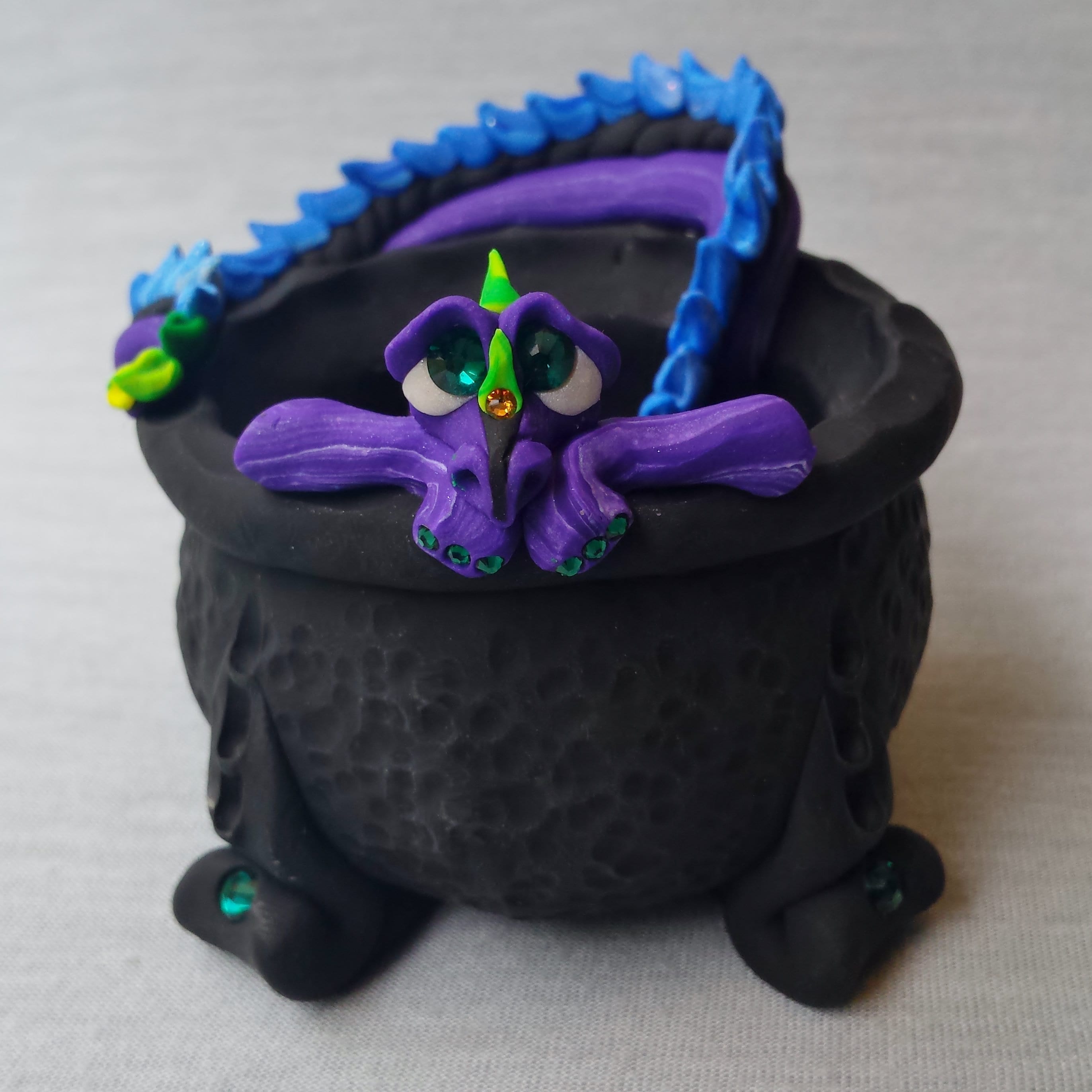 Dragon in A Cauldron Cone Incense Burner - Etsy