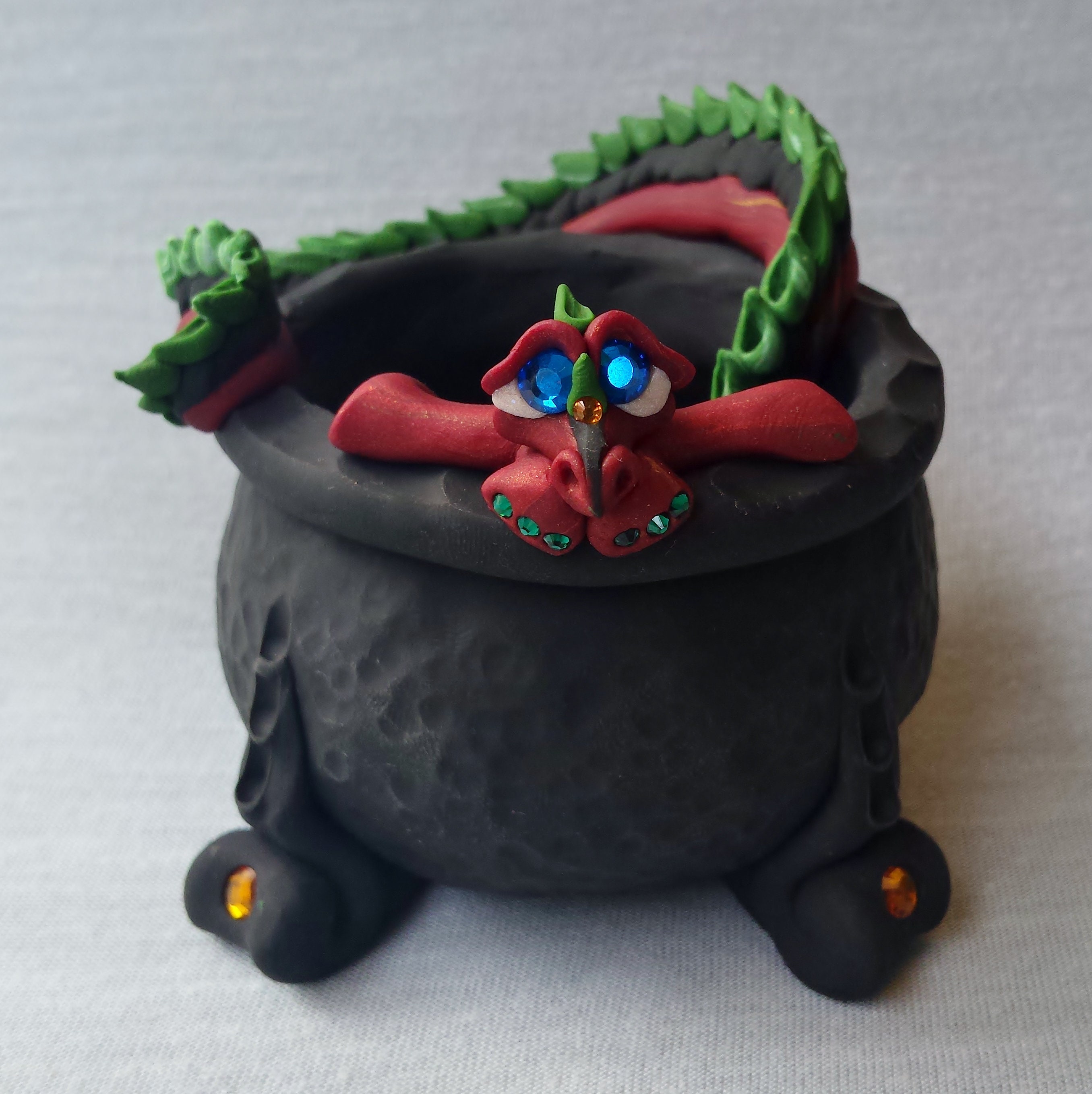 Dragon in A Cauldron Cone Incense Burner - Etsy