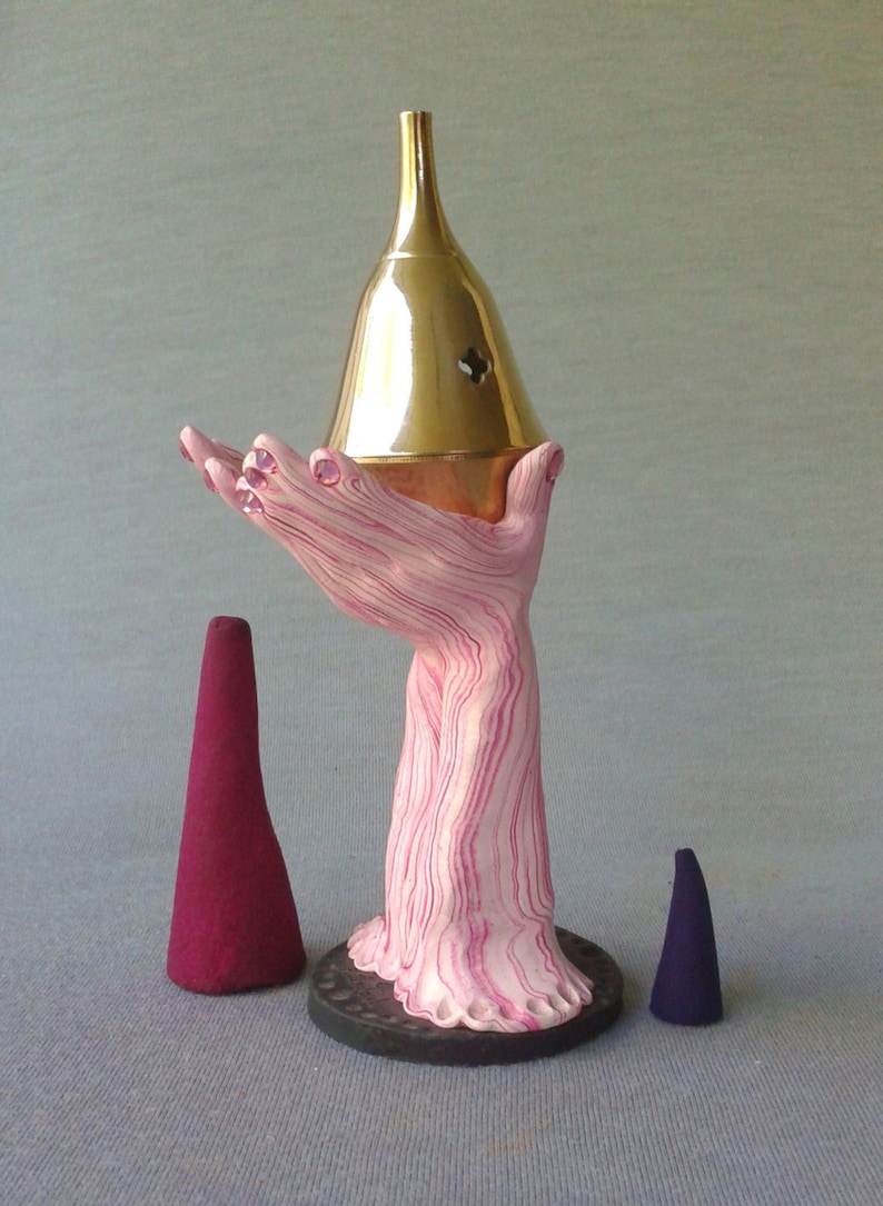 Helping Hands Cone Incense Burners - Etsy