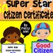 Civics Good Citizen Certificate Awards for Ages 5-18+ - 50 Character ...