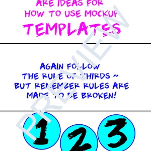 Graphic Arts Printable Template 3 Point Layout Formats for Page Design ...