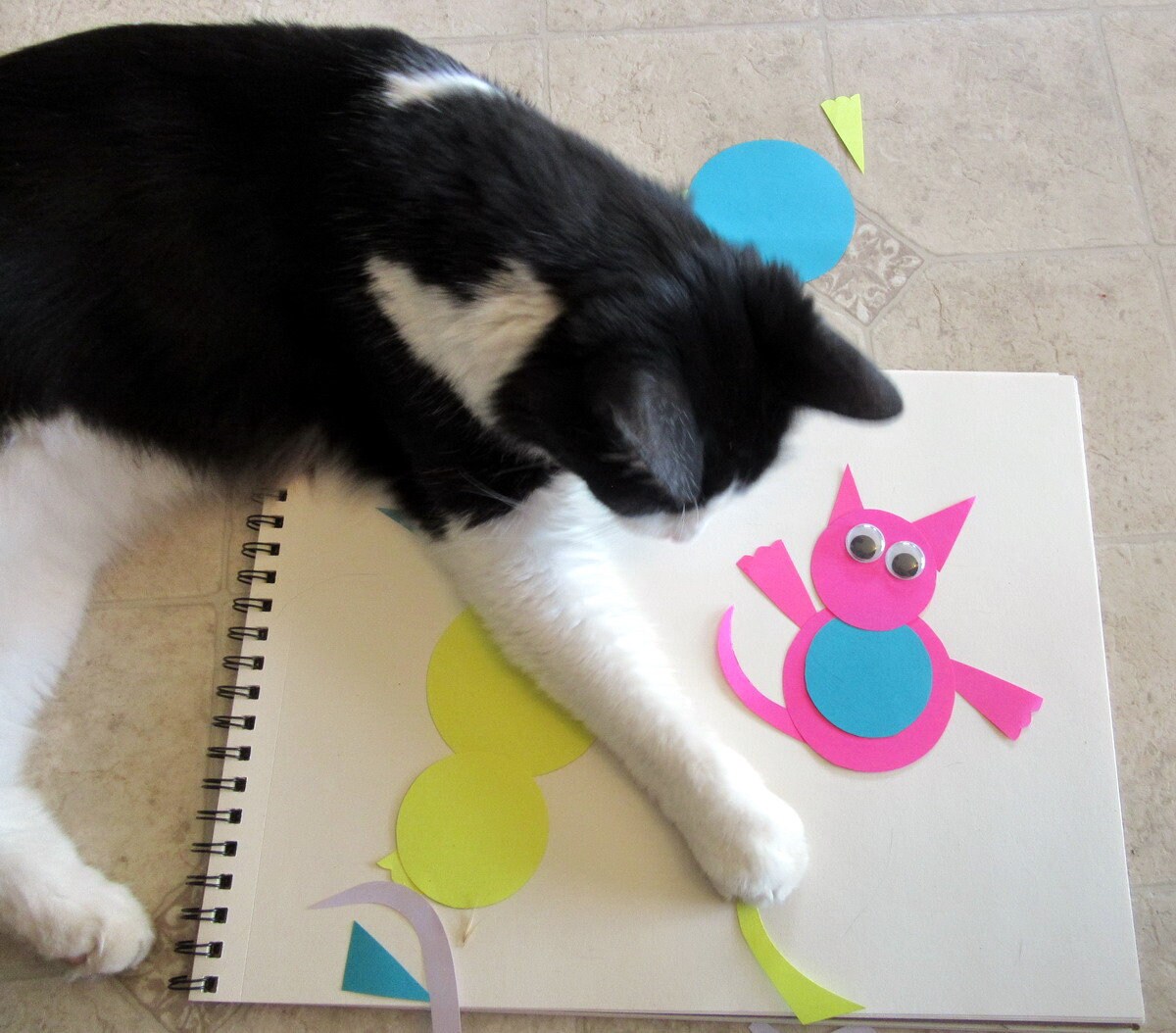 Paper Crafts Copy and Cut-out Kitty Cat Templates Instruction Guide 23 ...