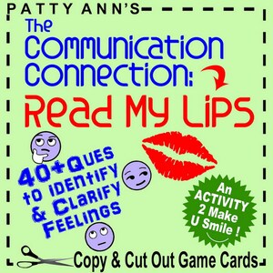 Oral Communication Charades Game: Read Lip Language Clarify & Connect ...