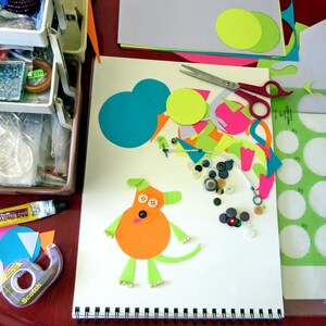 Animal Dog Paper Puppy Arts & Crafts Activity - Instructions + Copy and ...