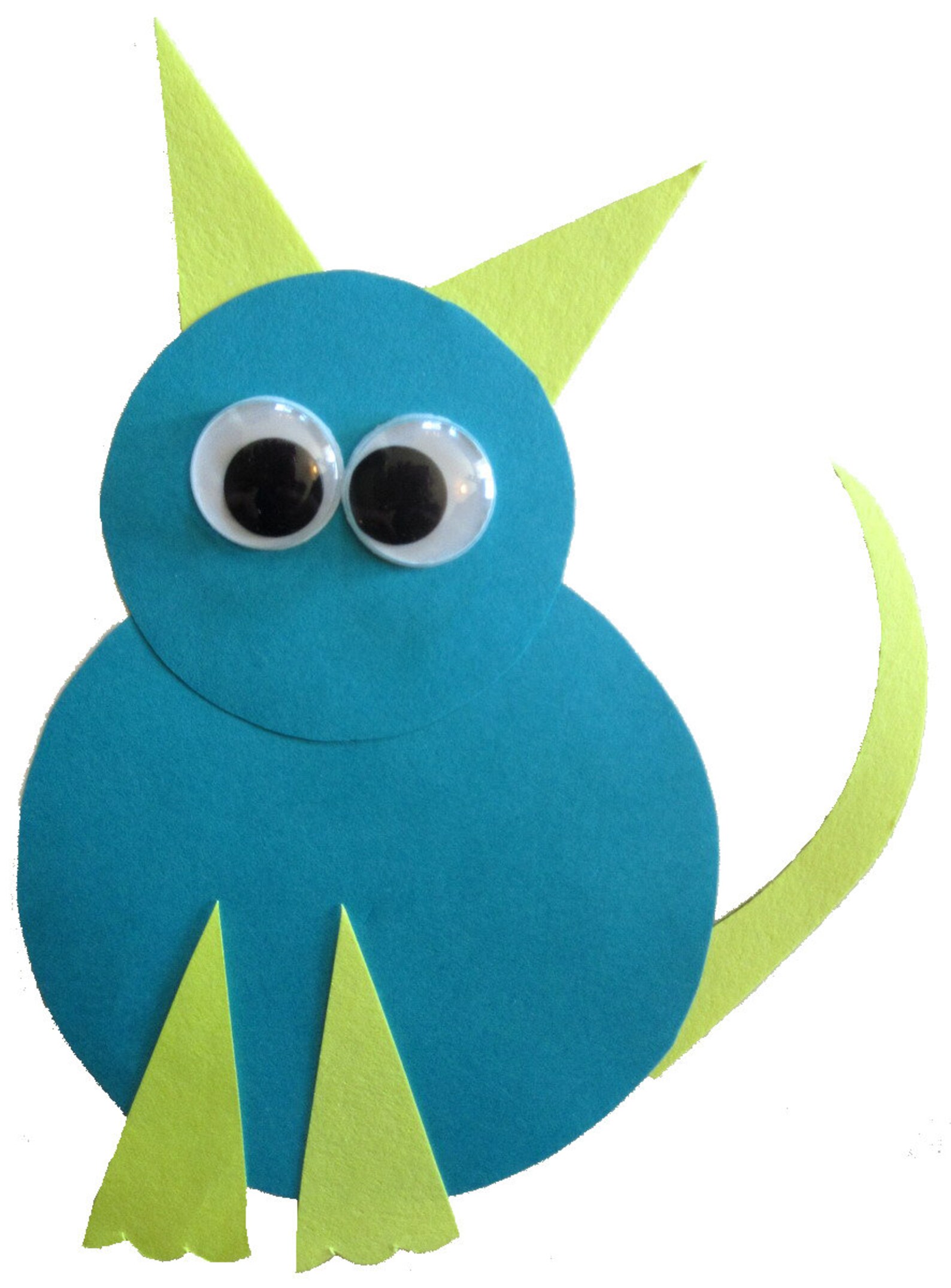 Paper Crafts Copy and Cut-out Kitty Cat Templates Instruction Guide ...