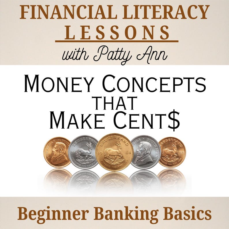 Personal Financial Literacy Lessons Money Concepts Banking Worksheets ...