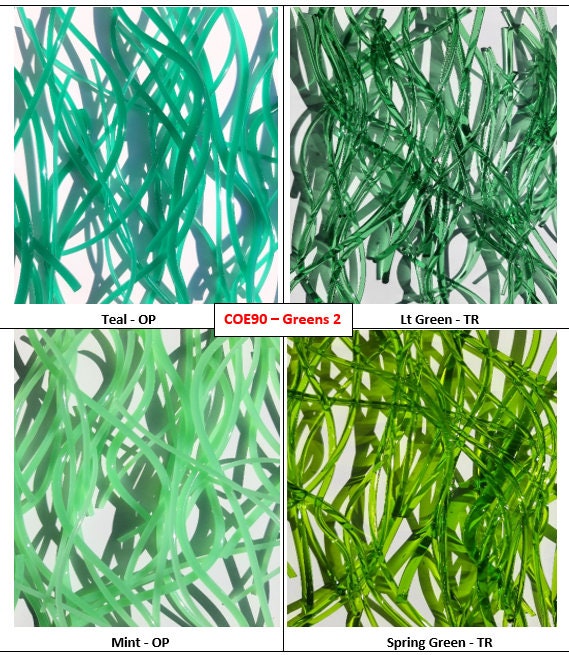 COE90 Bullseye Vitrigraph Glass Stringers 3oz Individual - Etsy