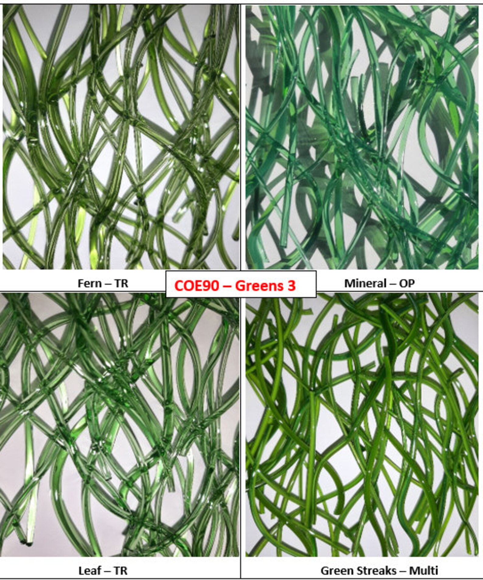 COE90 Bullseye Vitrigraph Glass Stringers 3oz Individual - Etsy