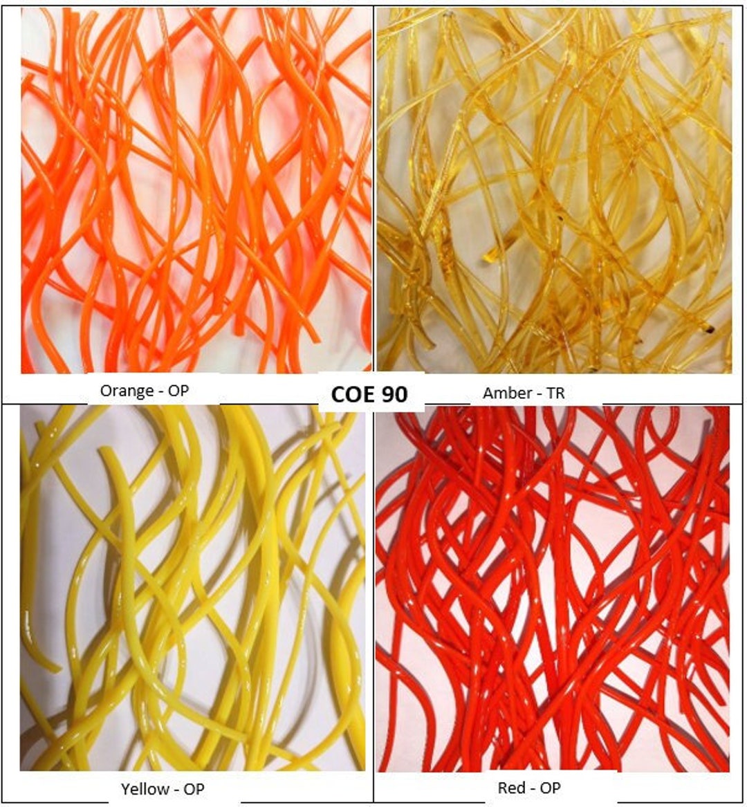 COE90 Vitrigraph 4oz Glass Stringers, Multi-color Packs - Etsy