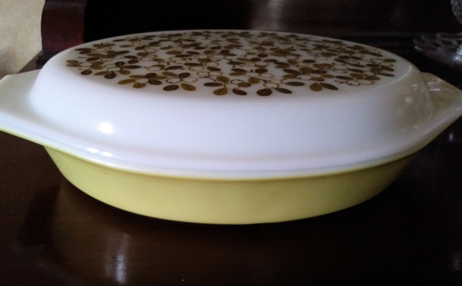 Vintage Pyrex Divided Covered Baking Dish 1 1/2 Qt. - Etsy