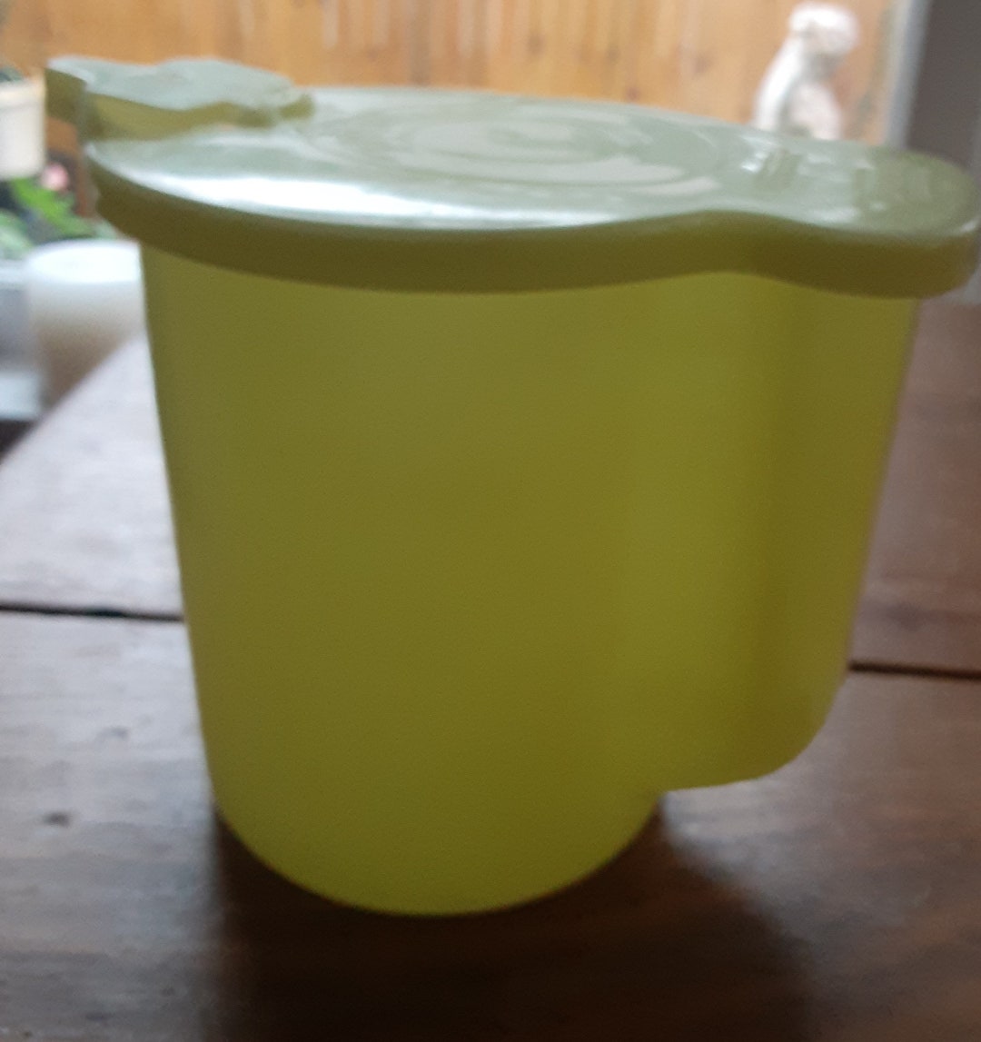 Yellow Tupperware Cream Pitcher With Lid 131-2 - Etsy