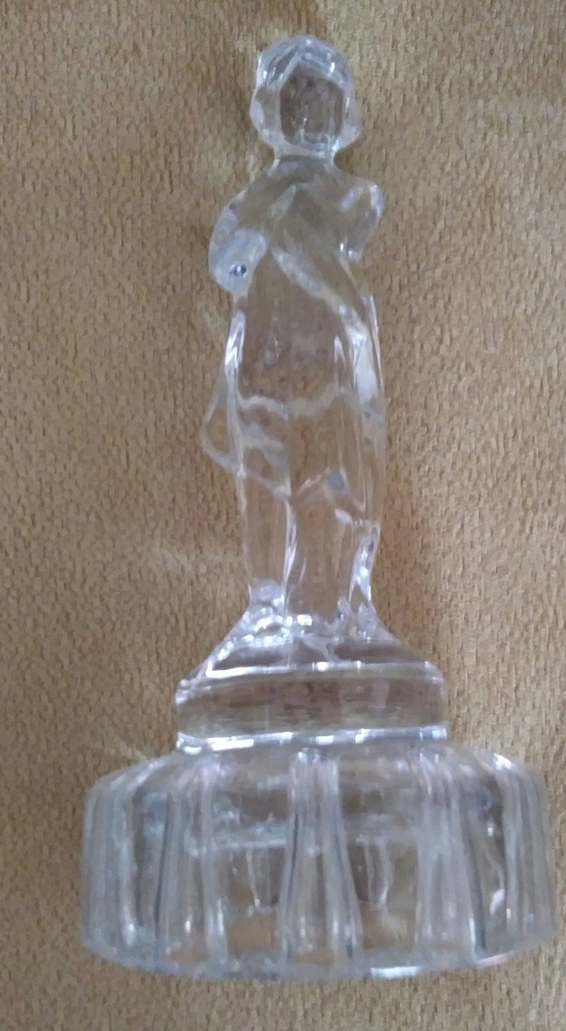 Cambridge Nude Clear Glass Draped Bashful Charlotte Glass | Etsy