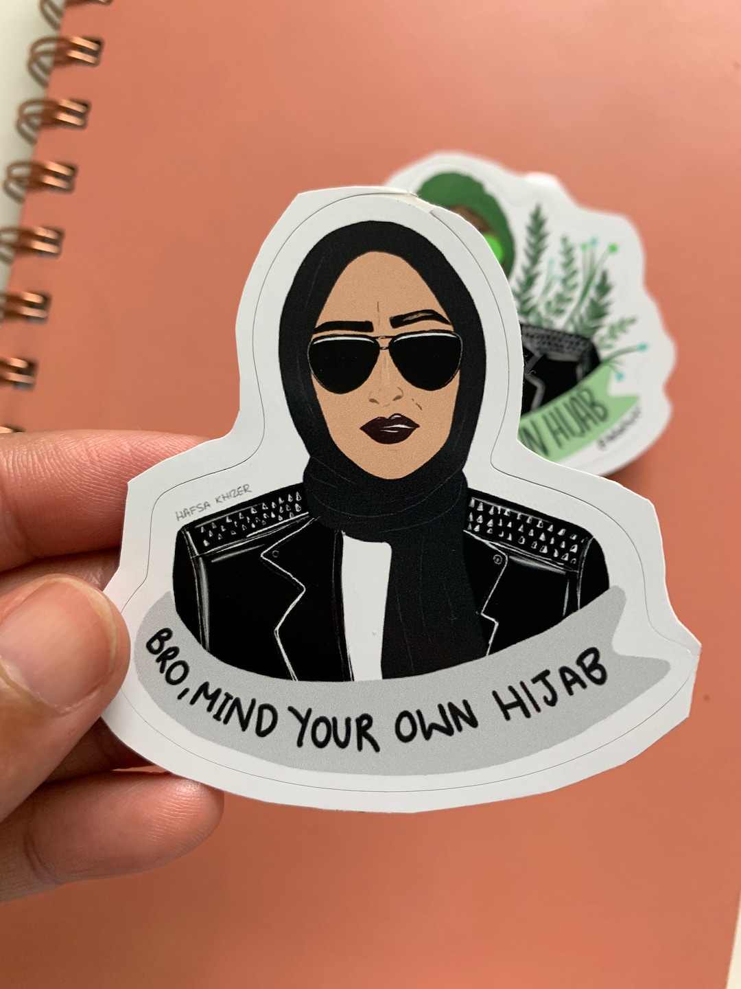 Islamic Sticker, Bro Mind Your Own Hijab Sticker, Hijabi Laptop ...