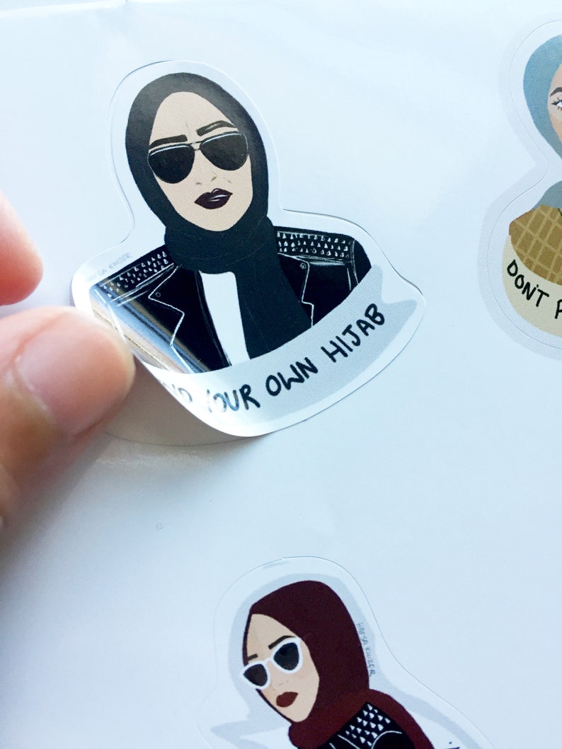 Muslim Feminist Hijab Sticker, "bro Mind Your Own Hijab" Sticker ...